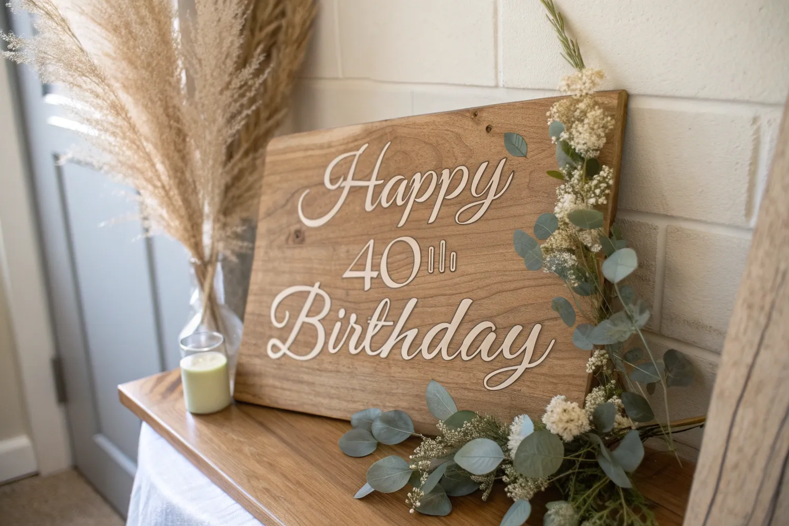 11+ Creative 40th Birthday Sign Ideas - Alderlight